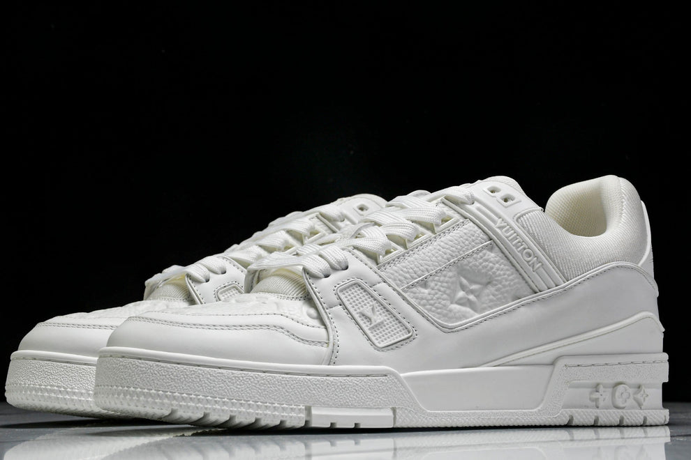 Louis Vuittоп Trainer Low 'White Embossed' – Drip Locker UK