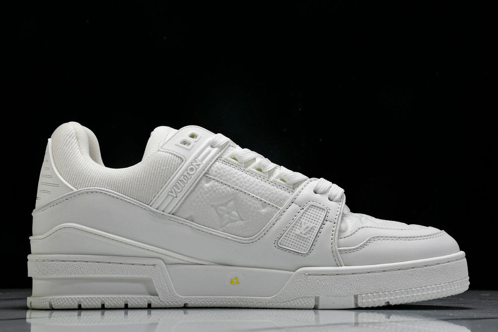 Louis Vuittоп Trainer Low 'White Embossed' – Drip Locker UK