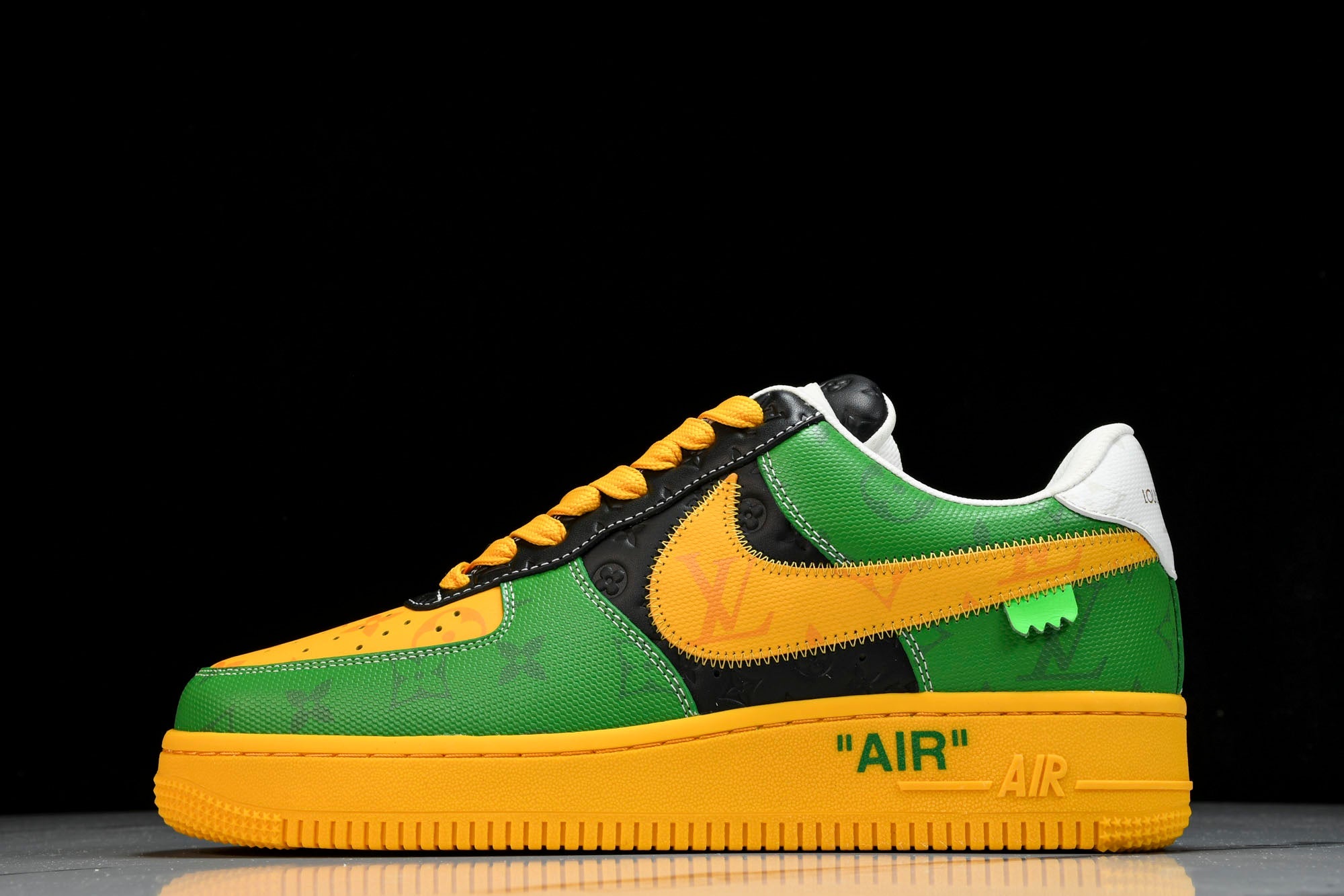 Louis Vuittоп x AF1 by Virgil Abloh 'Yellow Green' – Drip Locker UK
