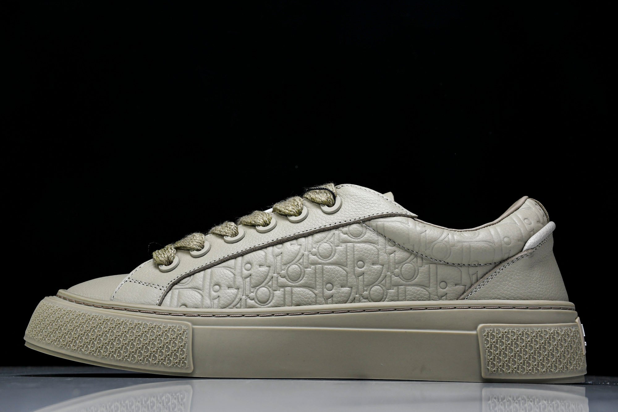 D1or B33 Gravity Leather 'Oblique Triple Beige' – Drip Locker UK