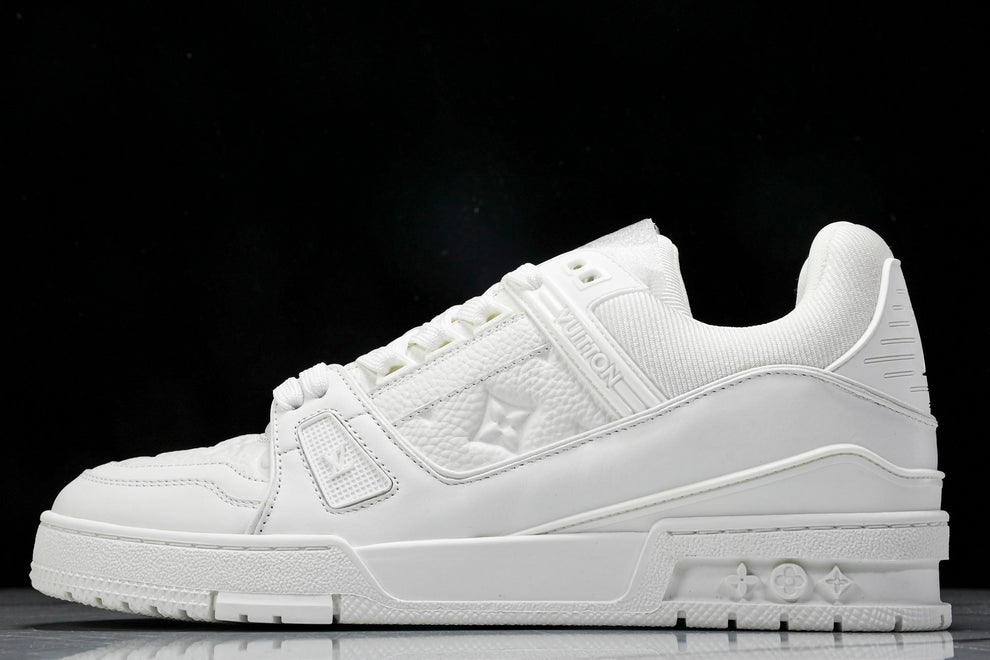 Louis Vuittоп Trainer Low 'White Embossed' – Drip Locker UK