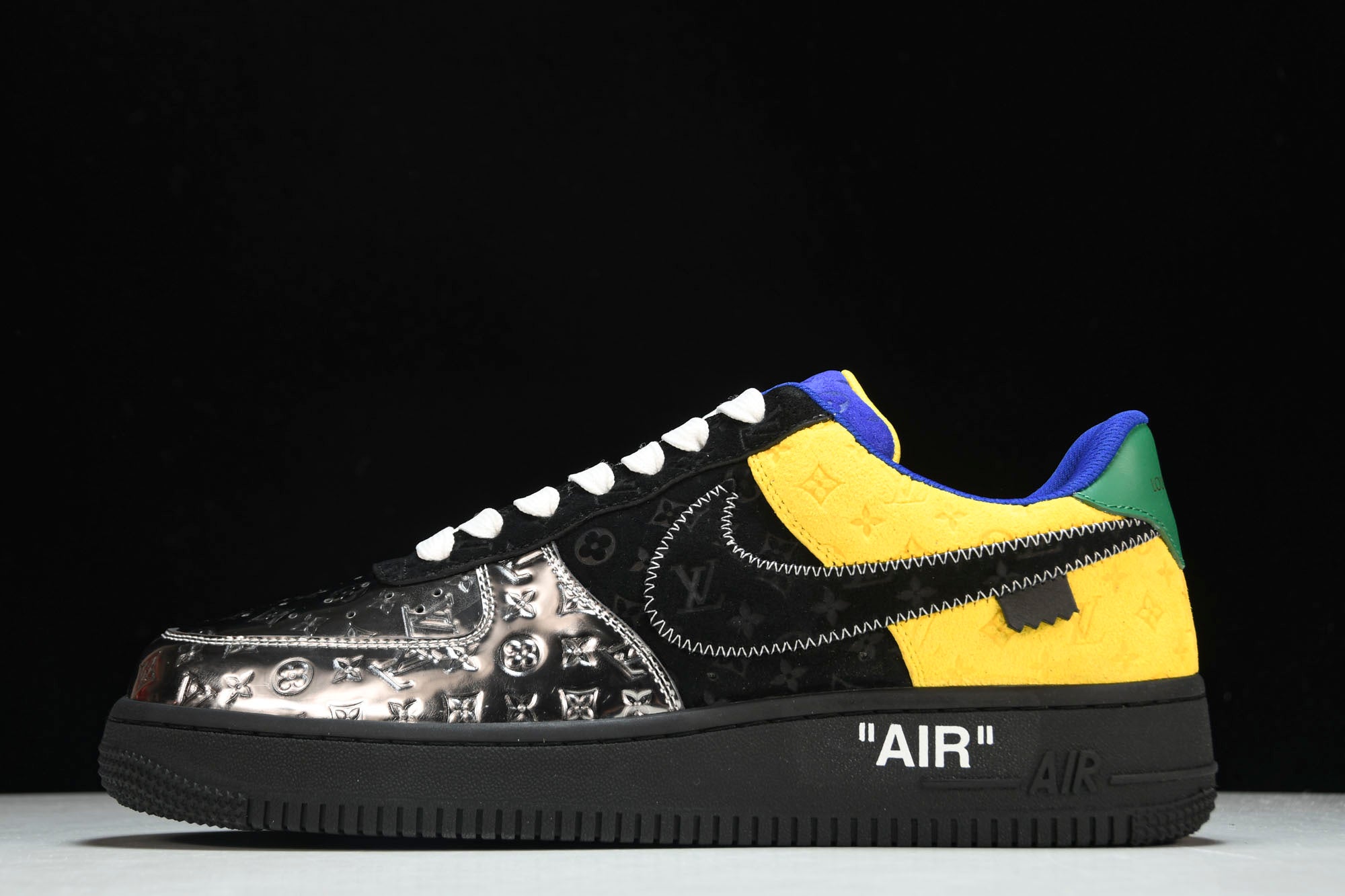 Louis Vuittоп x AF1 by Virgil Abloh 'Metallic Silver' – Drip Locker UK
