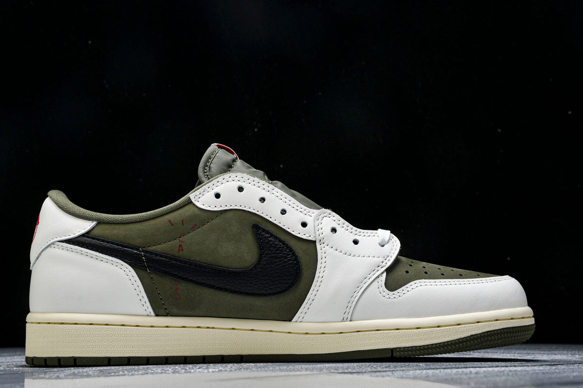 Travis Scott AJ1 Retro Low OG 'Medium Olive' – Drip Locker UK