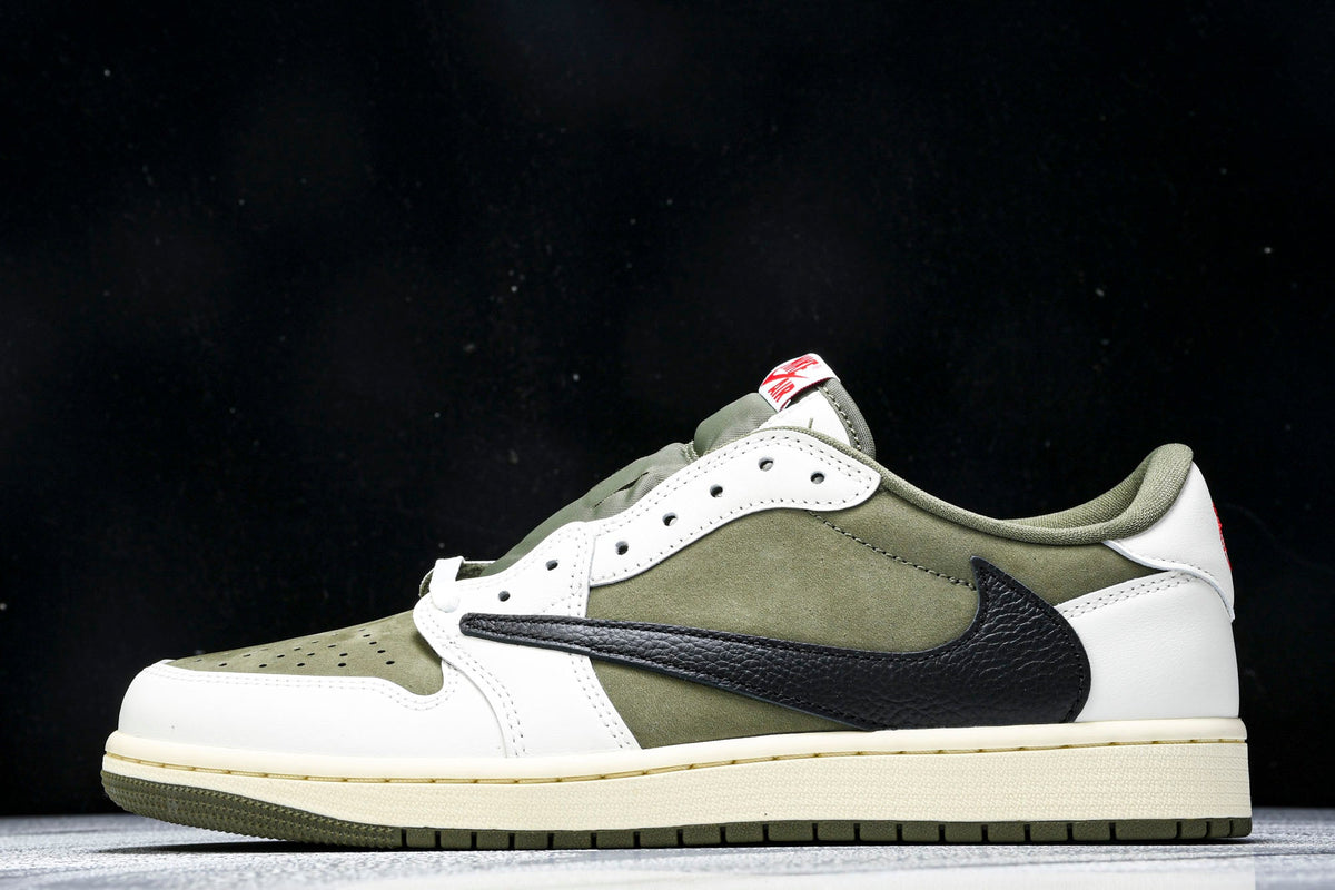 Travis Scott AJ1 Retro Low OG 'Medium Olive' – Drip Locker UK