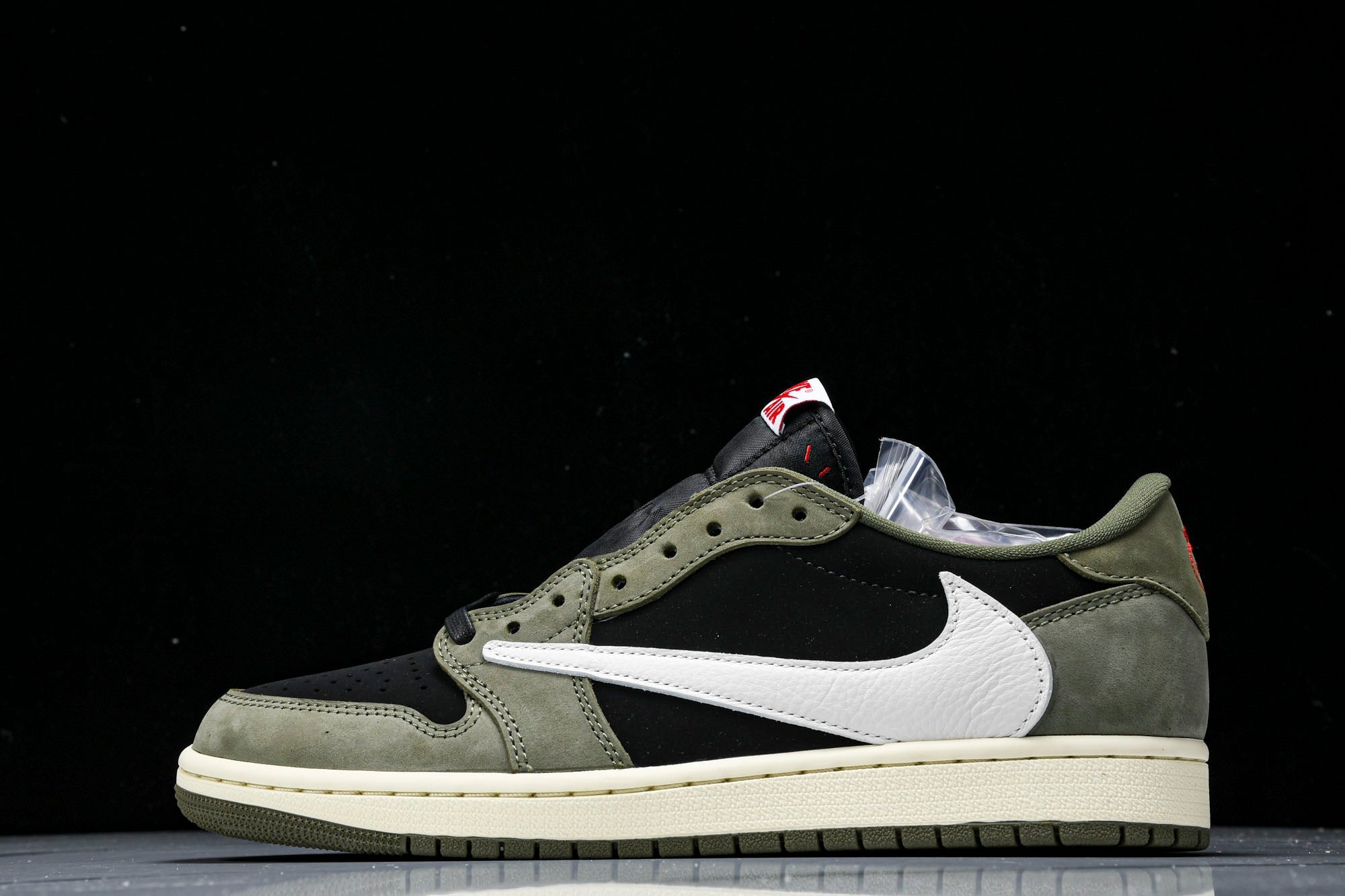 Travis Scott AJ1 Retro Low OG 'Black Olive' – Drip Locker UK