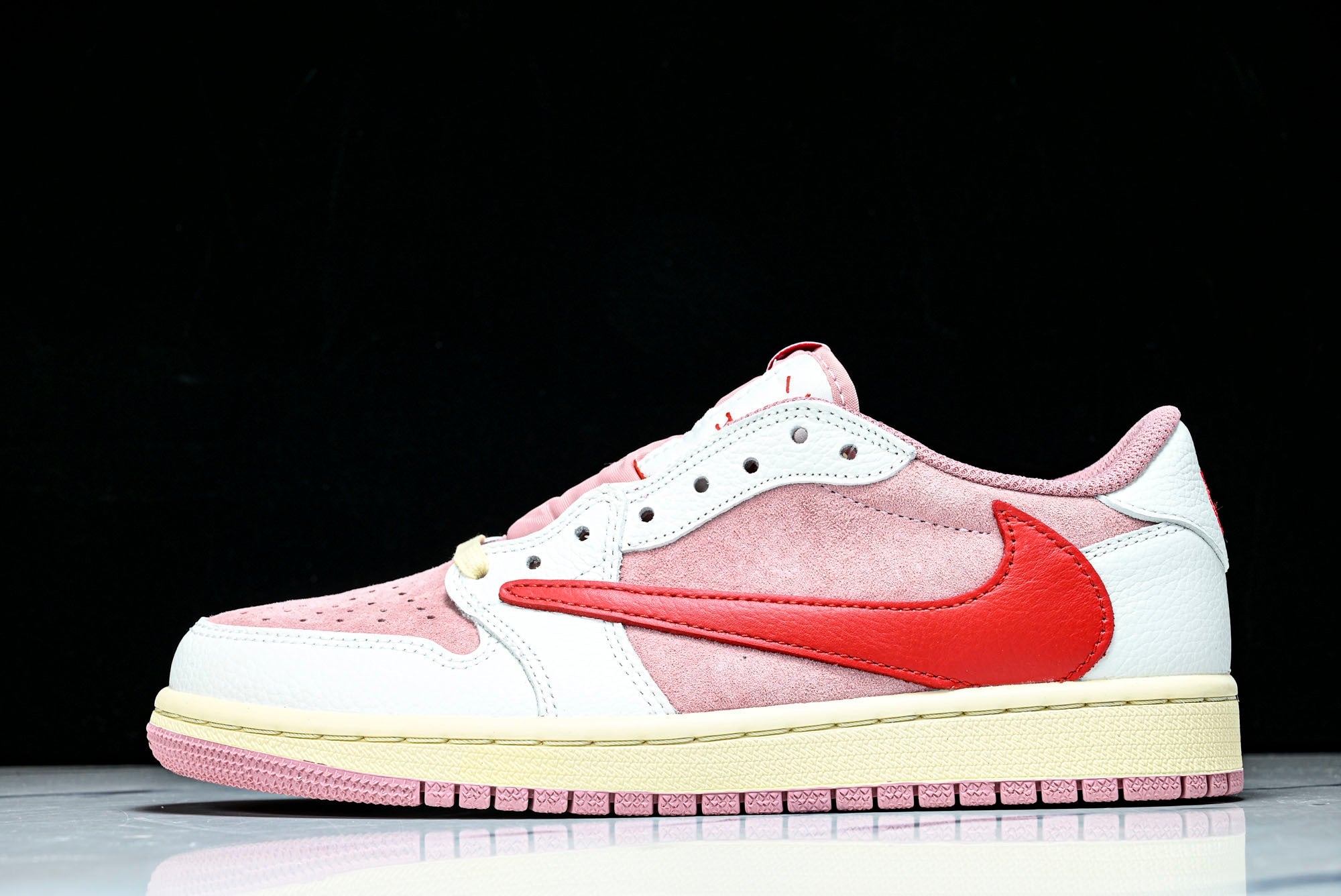 Travis Scott AJ1 Retro Low OG 'Tropical Pink' – Drip Locker UK