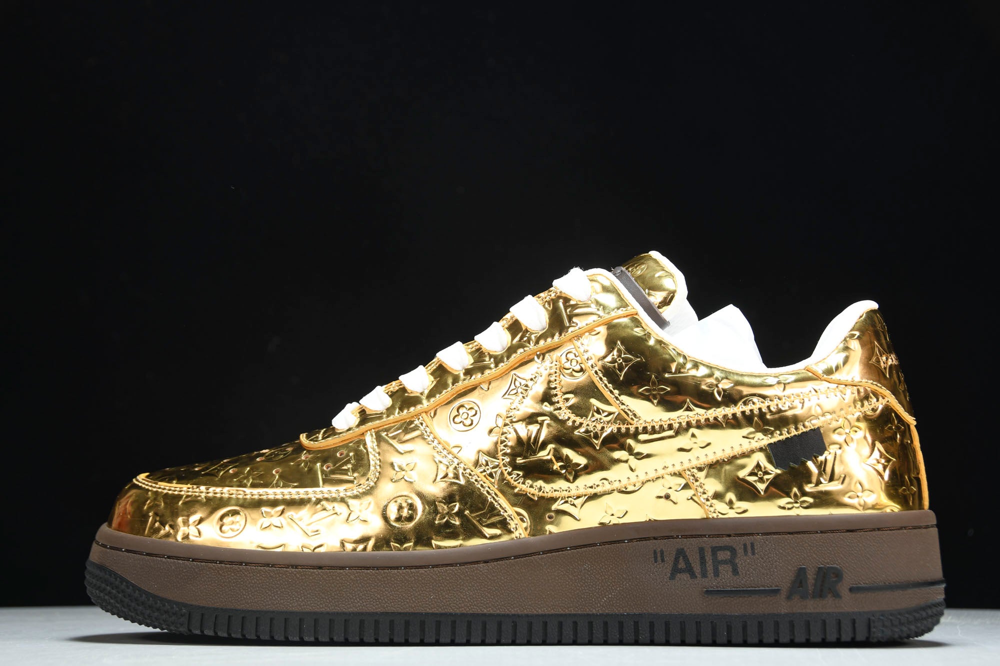 Louis Vuittоп x AF1 by Virgil Abloh 'Metallic Gold' – Drip Locker UK